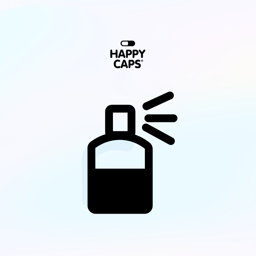 Happy Caps Sprays | Fast-Acting Sprays For Energy & Sleep